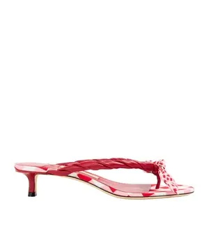 JIMMY CHOO Simple Flip-flops - Red