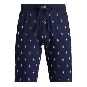 Polo Ralph Lauren All Over Pony Print Athletic Shorts - Black