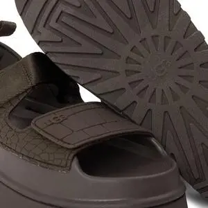 UGG Logo Detail Sandals - Black