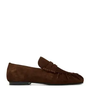ALOHAS Aven Suede Loafers - Brown