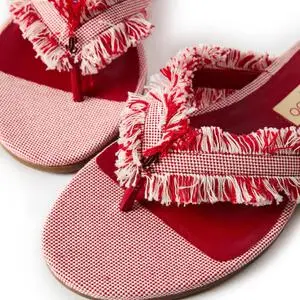 JIMMY CHOO Simple Flat Sandals