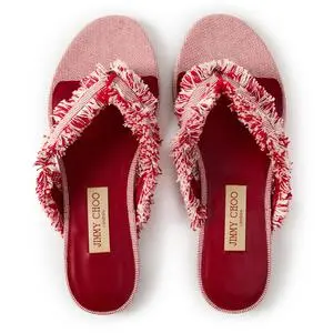 JIMMY CHOO Simple Flat Sandals