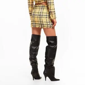 Balmain Glitter Tweed Mini Skirt