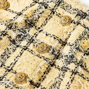 Balmain Glitter Tweed Mini Skirt