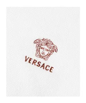 Versace Minimalist Short-sleeve Polo Shirt
