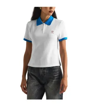 Versace Minimalist Short-sleeve Polo Shirt