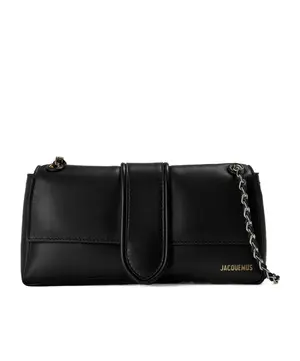 Jacquemus Chain Shoulder Bag - Black