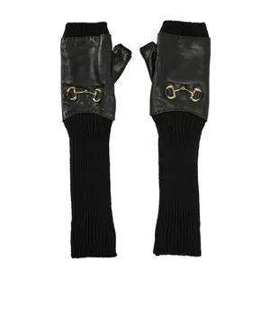 Gucci Fingerless Gloves - Black