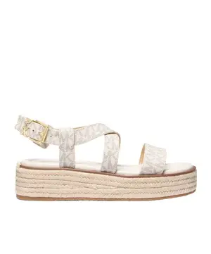 Michael Kors Lynn Platform Espadrille Sandals - Nude