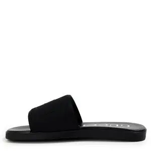 Gucci Flat Slip-on Sandals With Embossed Logo