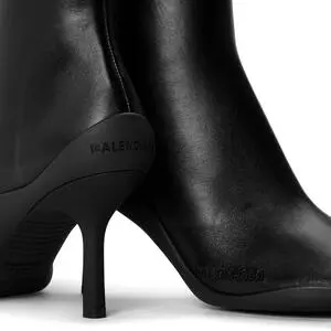 Balenciaga Solid Color Ankle Boots