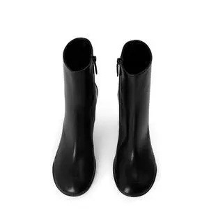 Balenciaga Solid Color Ankle Boots