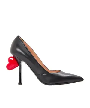 Moschino Low-cut Stiletto Heels With Heart Detail