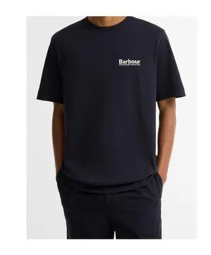 Barbour Logo Short-sleeve T-shirt - Deep Navy Blue
