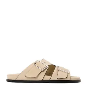 ALOHAS Alba Flat Sandals - Nude