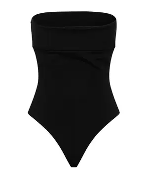BALMAIN Fitted Strapless Jumpsuit