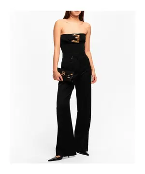 Balmain Fitted Strapless Jumpsuit