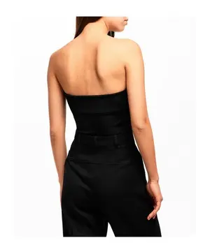Balmain Fitted Strapless Jumpsuit