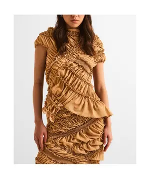 Magda Butrym Short-sleeve Top - Brown