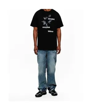 Yohji Yamamoto Printed Short-sleeved T-shirt