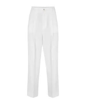 Dolce & Gabbana Loose Long Pants - White