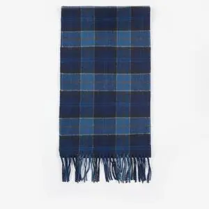 Barbour Plaid Wool Scarf