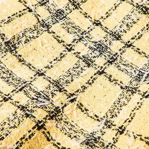 Balmain Tweed Check Strapless Mini Dress