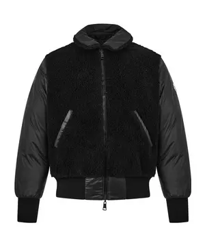 Moncler Down Fill Technical Bomber Jacket