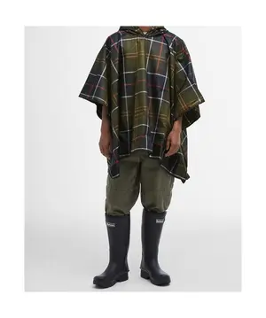 Barbour Plaid Waterproof Hooded Jacket