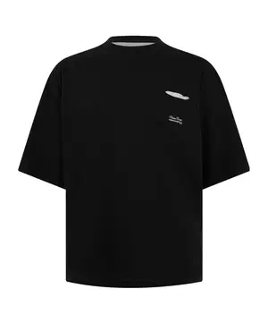 Undercover Minimalist Color-blocked T-shirt - Black