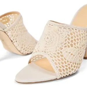 Magda Butrym Crochet Heeled Mules - Nude