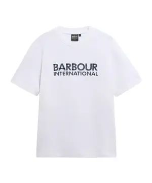 Barbour Logo Short-sleeve T-shirt - White