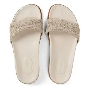 Magda Butrym Crochet Strap Flat Sandals - Nude