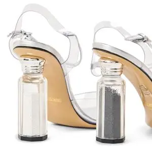 Moschino Buckle High-heeled Sandals