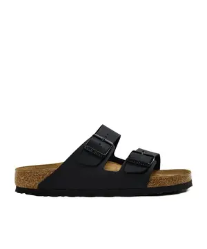 BIRKENSTOCK Flat Sandals With Adjustable Straps - Black