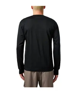 Stone Island Pure Cotton Crew Neck T-shirt - Black