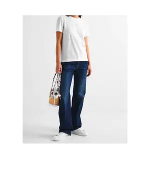 Dolce & Gabbana Logo Detail Round Toe Sneakers - White