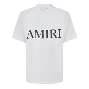 Amiri Crew Neck Casual T-shirt - White