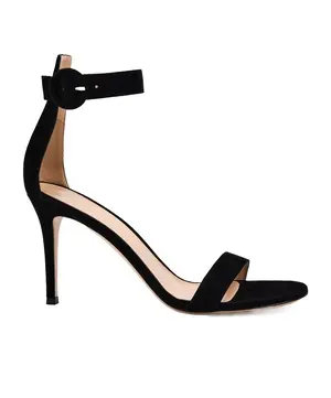 GIANVITO ROSSI Simple High-heeled Sandals - Black