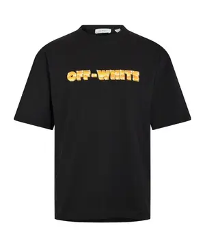 Off-White Simple Short-sleeve T-shirt - Black