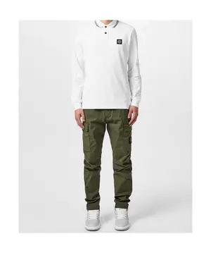 Stone Island Logo Patch Polo Shirt