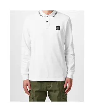 Stone Island Logo Patch Polo Shirt
