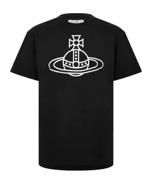 VIVIENNE WESTWOOD Crew Neck Short Sleeve T-shirt - Black