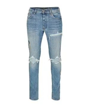 Amiri Slim-fit Jeans With Distressed Details