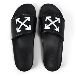 Off-White Logo Pool Sliders