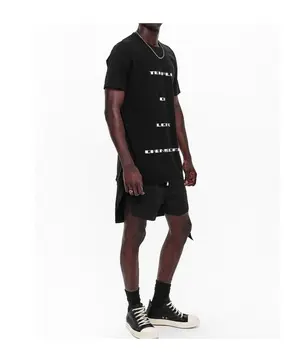 Rick Owens Crew Neck Short Sleeve T-shirt