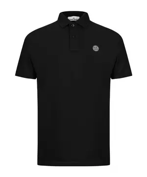 Stone Island Casual Polo Shirt - Black