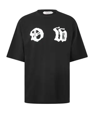 Off-White Minimalist Arrow Pattern T-shirt - Black