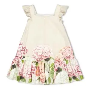 Dolce & Gabbana Striped Floral Print Dress
