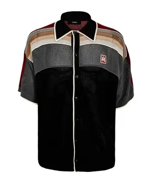 Amiri Knitted Short Sleeve Top